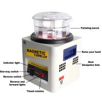 China K-100 Mini Adjustable Speed Magnetic Polishing Machine Small Magnetic Tumbler For Gold Silver Jewelry Finishing for sale