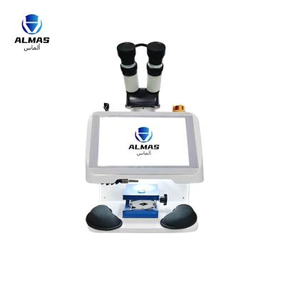 China Mini10 200W High Energy Laser Welding Device Lightweight Small YAG Welder with Microscope+CCD Visual System for sale