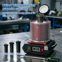 China High Temperature Resistant Asbestos Insulation Melting Furnace with Graphite Crucible and Quartz Cover for Jewelry Smelting for sale