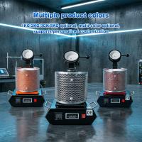 China High Temperature Resistant Asbestos Insulation Melting Furnace with Graphite Crucible and Quartz Cover for Jewelry Smelting for sale