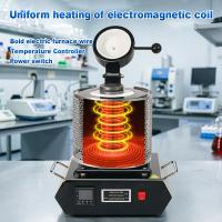 China High Temperature Resistant Asbestos Insulation Melting Furnace with Graphite Crucible and Quartz Cover for Jewelry Smelting for sale