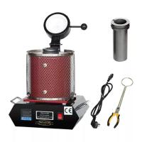 China High Temperature Resistant Asbestos Insulation Melting Furnace with Graphite Crucible and Quartz Cover for Jewelry Smelting for sale