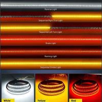 China IP67 120cm 12V DC 6W 2835SMD LED Car Strip Lights for sale