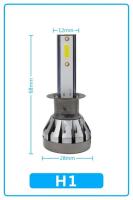 China Aluminum Mini N1 160W 30000LM LED Headlight Bulb Kit for sale