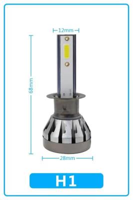 China Aluminum Mini N1 160W 30000LM LED Headlight Bulb Kit for sale