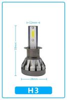 China Aluminum Mini N1 160W 30000LM LED Headlight Bulb Kit for sale