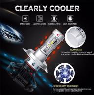 China 50W 6000LM Pure White 6500K LED Headlight Bulb for sale