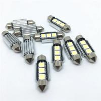 China 39mm White Blue Dome Festoon SMD 5050 LED Car Light Bulb for sale