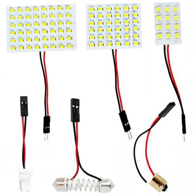China FS11 12 36 48 SMD 2835 LED Auto Dome Panel Light for sale