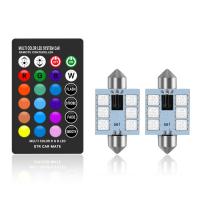 China C5W C10W Festoon RGB LED Car Interior Dome Light Bulb for sale
