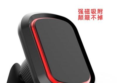 China Black ABS Silicone 360 Magnetic Car Air Vent Phone Holder for sale