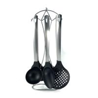 China Non-Stick 7PCS Nylon Kitchen Utensils with Stainless Steel Handle for sale