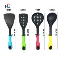 China ISO9001/BSCI Certified TPR Handle Silicone Kitchen Utensils Cooking Accessories Tool Set for sale