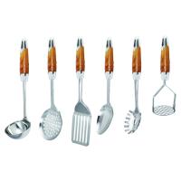 China FOB PORT Ningbo Sustainable Dining Set Kitchen Accessories with Stainless Steel Tools for sale