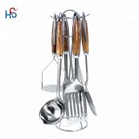 China Eco-Friendly Stainless Steel Kitchen Utensils Set for Professional Cooking Appliances for sale