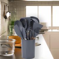 China 12 Pcs Kitchenware Cocina Cookware Utensil Set with Wooden Handles and ISO9001 Approved for sale