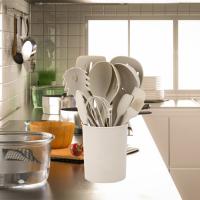 China 12 Pcs Kitchenware Cocina Cookware Utensil Set with Wooden Handles and ISO9001 Approved for sale