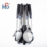 China Customized Stainless Steel Kitchen Cooking Utensils Set with Turner and Ladle Spoon for sale