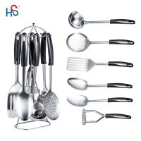 China Household Stainless Steel Kitchen Utensils Set Ladle Potato Scoop and More for Cooking for sale