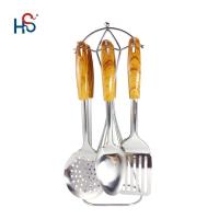 China Household Stainless Steel Kitchen Utensils Set Ladle Potato Scoop and More for Cooking for sale