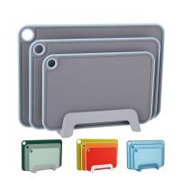 China Non-Slip Cutting Boards with Juice Grooves Easy Grip Handle and Dishwasher Safe Design for sale
