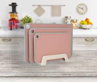China Non-Slip Cutting Boards with Juice Grooves Easy Grip Handle and Dishwasher Safe Design for sale