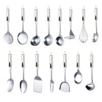 China 1.0mm/2.5mm Stainless Steel Kitchen Utensils Cooking Tool Set for Kitchen Accessories for sale