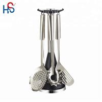 China Stainless Steel Utensils Set for Kitchen Cooking OEM Logo Metal Accessories Tools for sale