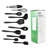 China Non Stick Silicone Cooking Set Color Kitchen Utensils Set for ISO9001 Certified Kitchen for sale
