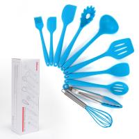 China Non Stick Silicone Cooking Set Color Kitchen Utensils Set for ISO9001 Certified Kitchen for sale