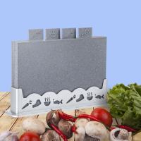 China Daily Used Custom s LOGO Granite Cutting Board Set with BPA Free 5-piece Kitchenware for sale