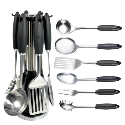 China Stainless Steel Handle Utensils Set for Household and Commercial Cooking in Any Color for sale