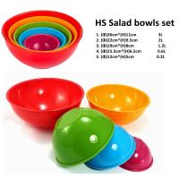 China PP Plastic Kitchen Serving Bowls Perfect for Salad Snacks and Picnics for sale