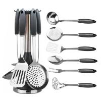 China Stainless Steel Handle Utensils Set for Household and Commercial Cooking in Any Color for sale