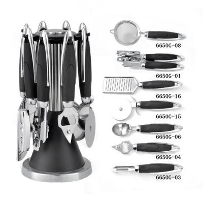 China Graters Fruit Vegetable Tools Type Stainless Steel Kitchen Gadgets Set with Grey Handle for sale