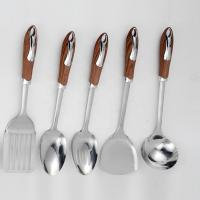 China Stainless Steel Cooking Serving Set Slotted Turner Spoon for Kitchen Cooking Utensils for sale