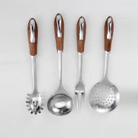 China Stainless Steel Cooking Serving Set Slotted Turner Spoon for Kitchen Cooking Utensils for sale