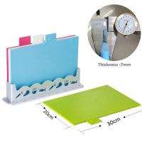 China Chopping Board Dishwasher Safe Large Green/White/Orange/Red PP Plastic Cutting Board for sale