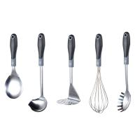 China Compact Kitchen Designs Stainless Steel Cookware Set with Metal Utensils Included for sale