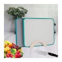 China PP Reversible Large Kitchen Chopping Board with Easy Grip Handle and Deep Juice Grooves for sale