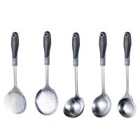 China Compact Kitchen Designs Stainless Steel Cookware Set with Metal Utensils Included for sale