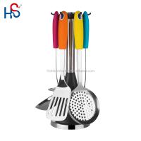 China Metal Kitchen Cookware Food Turner Sets Stainless Steel Customized Logo Acceptable for sale