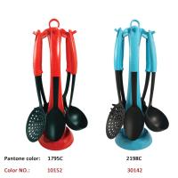 China Eco-friendly Colorful Kitchen Utensils Set Heat Resistant up to 210C for Thanksgiving for sale