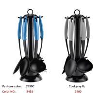 China Eco-friendly Colorful Kitchen Utensils Set Heat Resistant up to 210C for Thanksgiving for sale