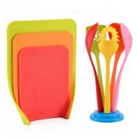China Eco-friendly 3PCS Flexible Kitchen Plastic Chopping Board for Vegetable Cutting 2021 for sale