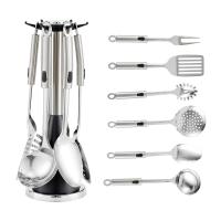 China Sample Stainless Steel Kitchen Accessories Tools Set Silk Printing or Debossed Logo for sale
