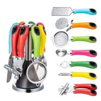 China Customized Logo Kitchen Gadgets Set with Stainless Steel Tools Royal Kitchens Cookware for sale