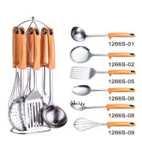 China Acceptable OEM/ODM Stainless Steel Kitchen Cookware Set with Whisk and Utensils for sale