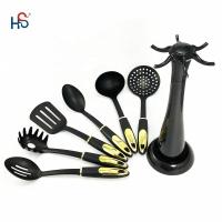 China Heat Resistant Nylon Cookware Set Nonstick Cooking Baking Tool Kit Utensils Spoon Turner Accessories for sale