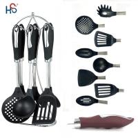China Support Sustainable Kitchen Utensil Set Wooden Handle Cooking Tools and Gadgets 2022 for sale